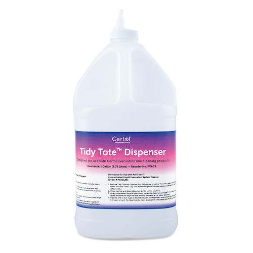 Tidy Tote Evacuation Line Cleaning Dispenser Gallon Size Empty ...