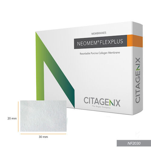 Neomem FlexPlus Resorbable Collagen Membrane 20 x 30 mm - Dental ...
