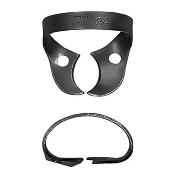 Black Line Rubber Dam Clamp Wingless Size 24 (RDCM24X) - Dental ...