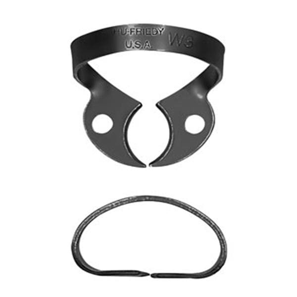 Black Line Rubber Dam Clamp Wingless W3 (RDCMW3X)