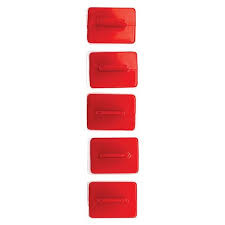 Schick Adhesive Bite Tab Holders Red 50/Pk B1073051