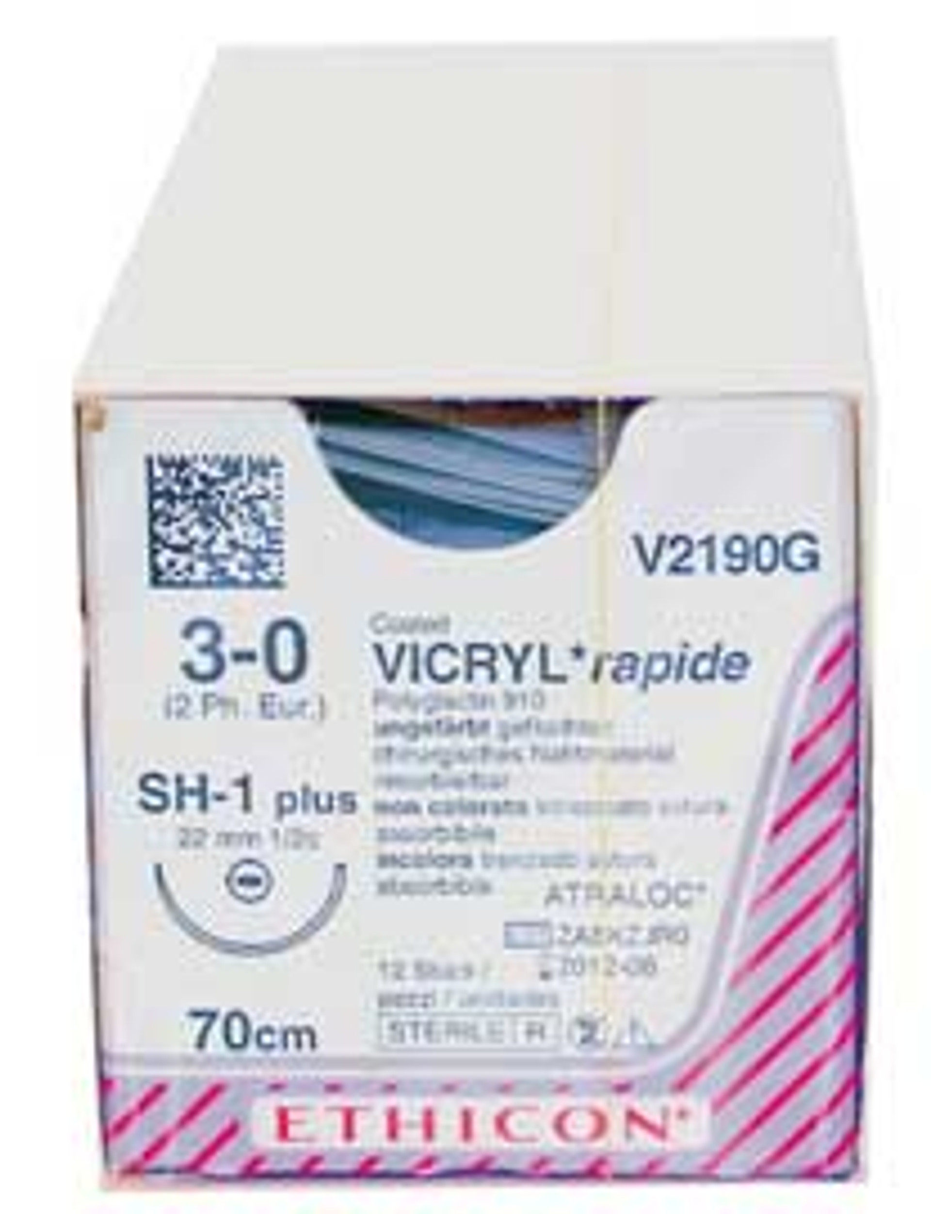 Ethicon Vicryl Rapide 5/0, 18' Vicryl Rapid Absorbable Coated Suture - Dental Wholesale Direct