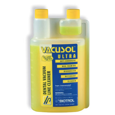 Vacusol Ultra Evacuation System Cleaner, 1 Quart (32 oz) - Dental ...