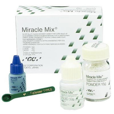Miracle Mix Powder-Liquid Kit, Self-Cure Metal Reinforced Crown and ...