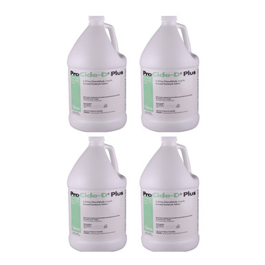 ProCide D Plus 3.4% Glutaraldehyde Sterilant Solution, 4x 1 Gallon ...