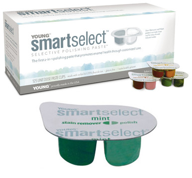 Young SmartSelect Selective Polishing Paste, mint, 125/bx. The first 2 ...