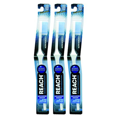 REACH Advanced Design Toothbrush Compact, Soft, 12/Pkg. - Dental ...