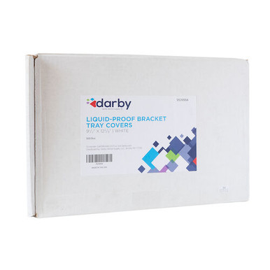 Liquid-Proof Bracket Tray Covers 9 1/2" x 12 3/8", White, 500/Box ...