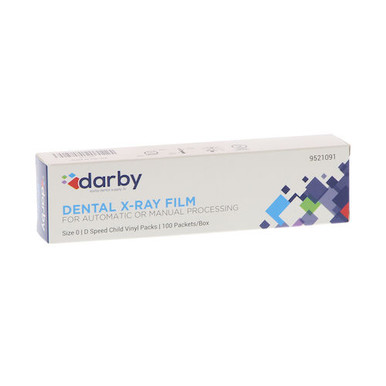 Dental X-Ray D-Speed Film XF-54 Single Film, Size 0 Child, 100/Box ...