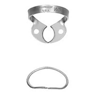 Rubber Dam Clamp Wingless Size W3 (RDCMW3) - Dental Wholesale Direct