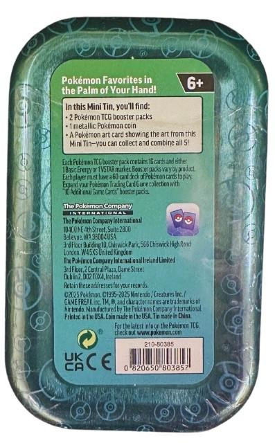Pokemon Kanto Friends Mini Tin