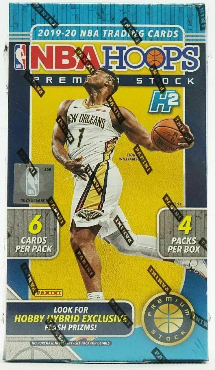 2019/20 Panini NBA Hoops Premium Stock Basketball Hobby Hybrid Box