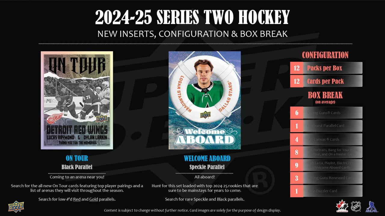 2024/25 Upper Deck Series 2 Hockey Hobby Box 2024/25 Upper Deck Series 2 Hockey Hobby Box