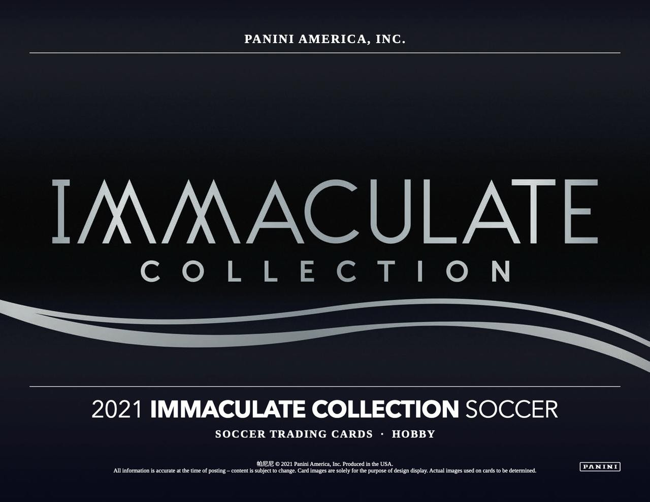 2021 Panini Immaculate Soccer Hobby Box