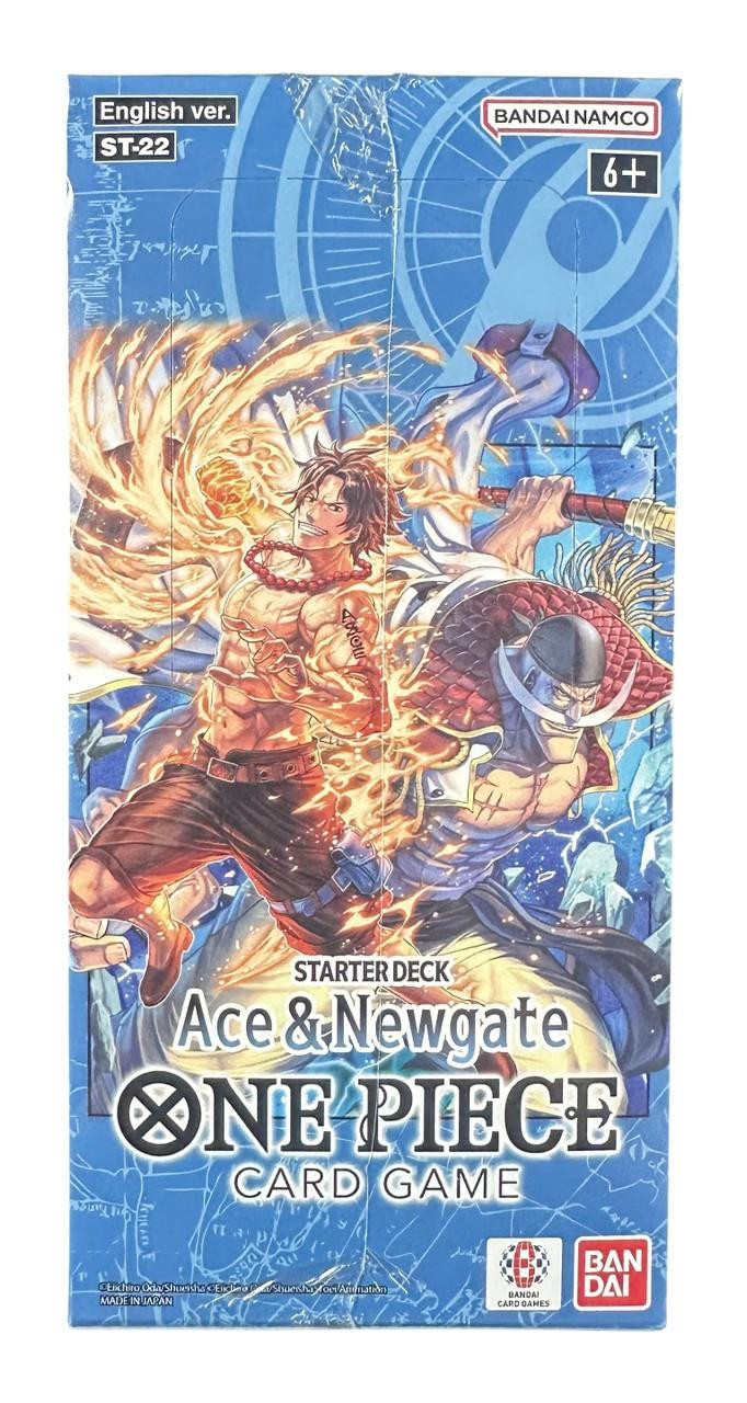 One Piece TCG: Ace and Newgate Starter Decks Display