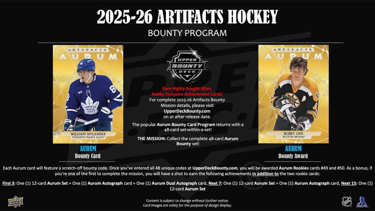 2025/26 Upper Deck Artifacts Hockey Hobby Pack