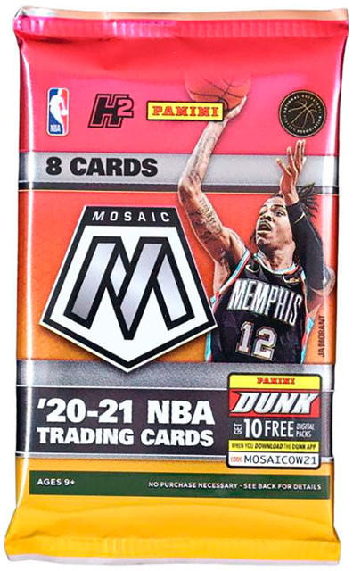 2020/21 Panini Mosaic Basketball Fast Break Pack