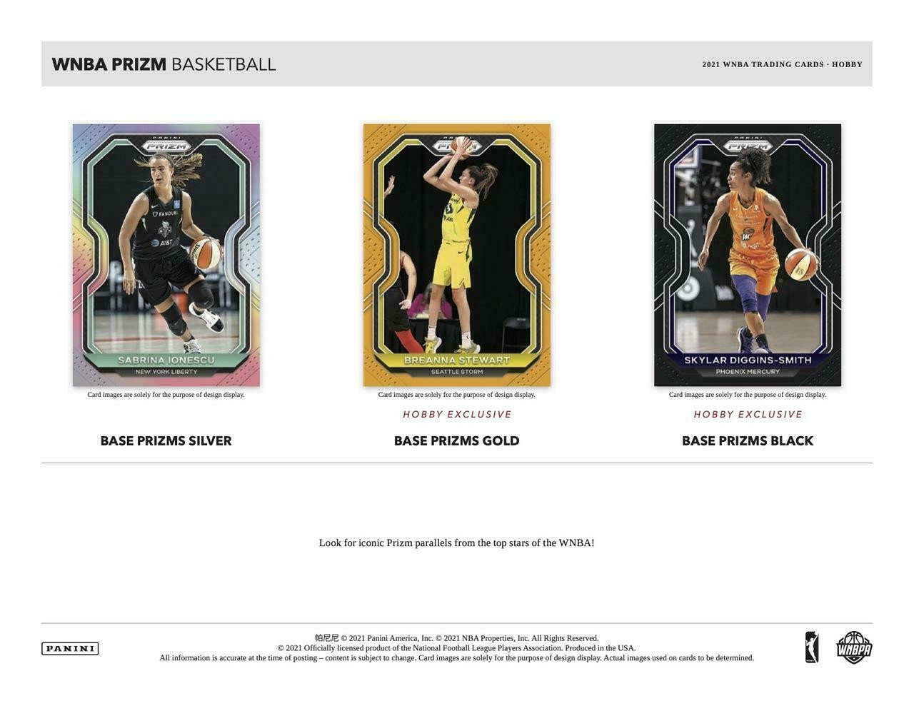 2021 Panini Prizm WNBA Basketball Hobby Pack