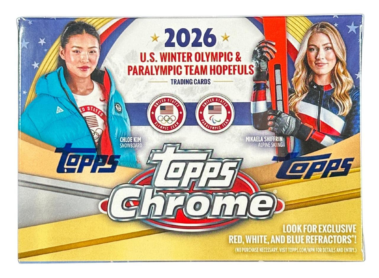 2026 Topps Chrome US Winter Olympics & Paralympic Team Hopefuls Blaster Box