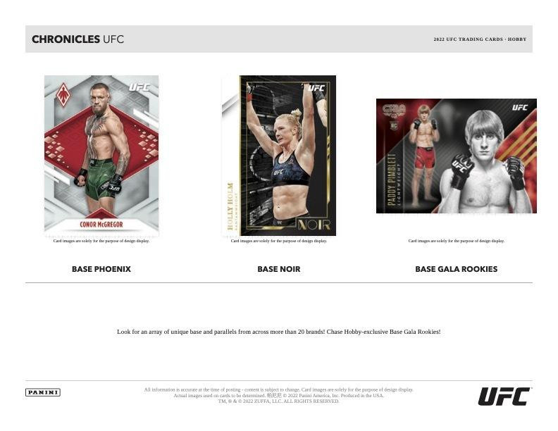2022 Panini Chronicles UFC Hobby Box