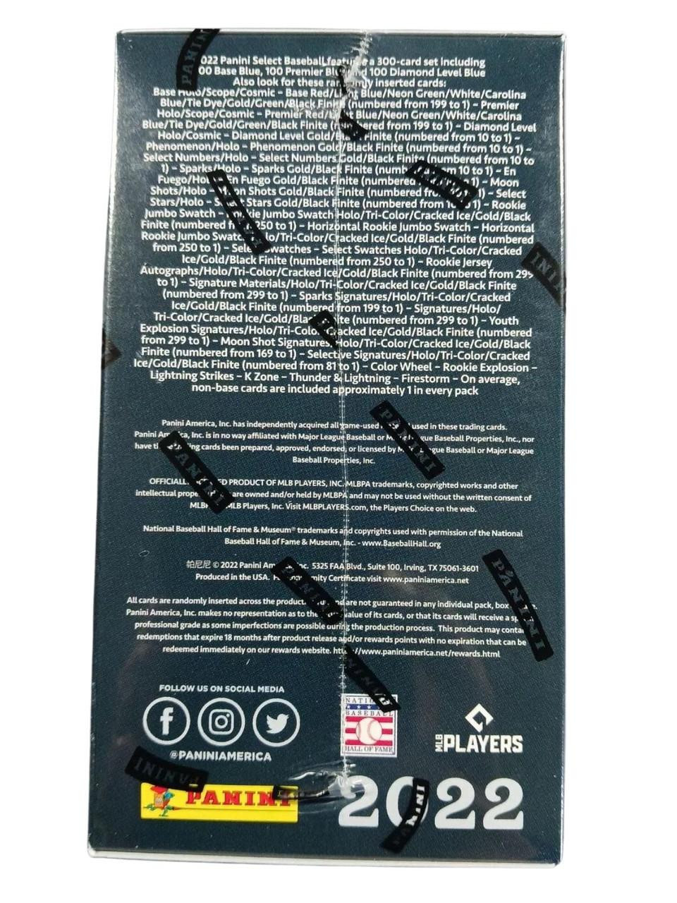 2022 Panini Select Baseball Blaster Box