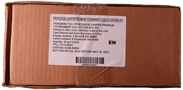 Pokemon Professor Juniper Premium Tournament Collection 24 Box Case