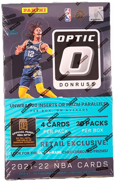 2021/22 Panini Donruss Optic Basketball Retail Box