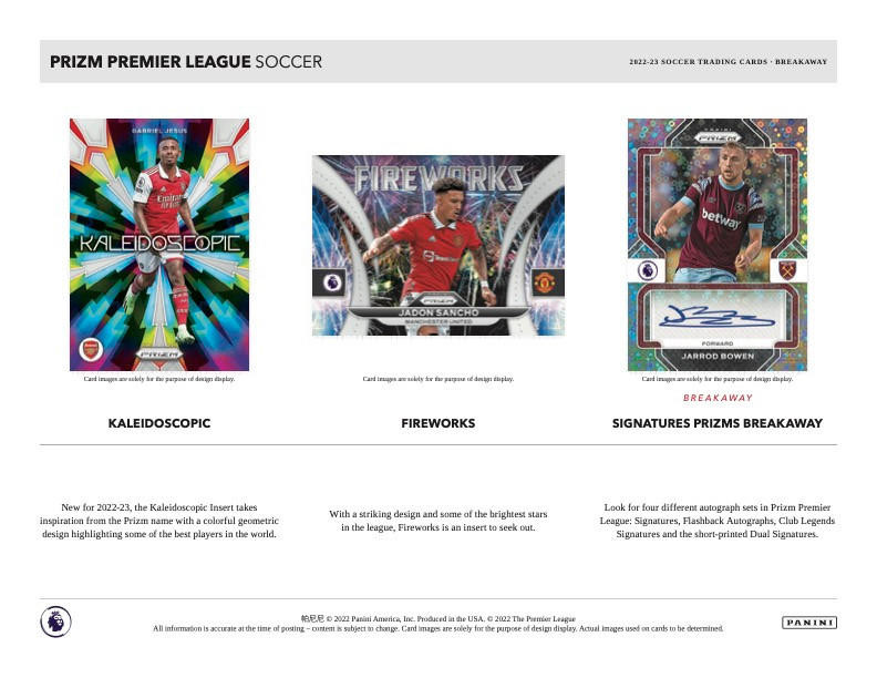 2022/23 Panini Prizm Premier League Soccer Breakaway Box
