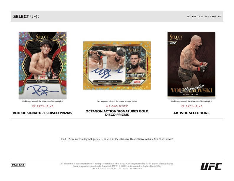 2023 Panini Select UFC H2 Box