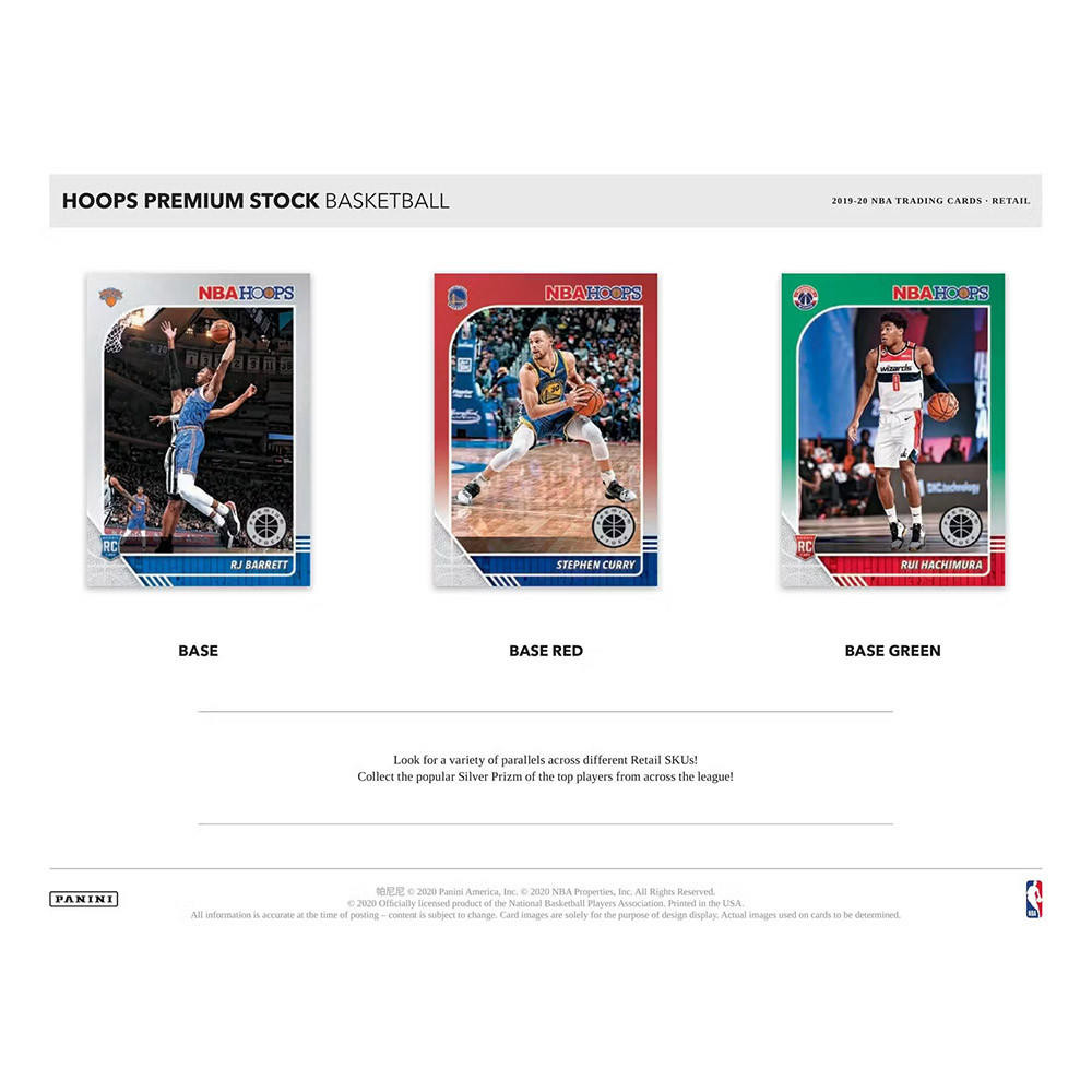 2019/20 Panini NBA Hoops Premium Stock Basketball Blaster 20 Box Case