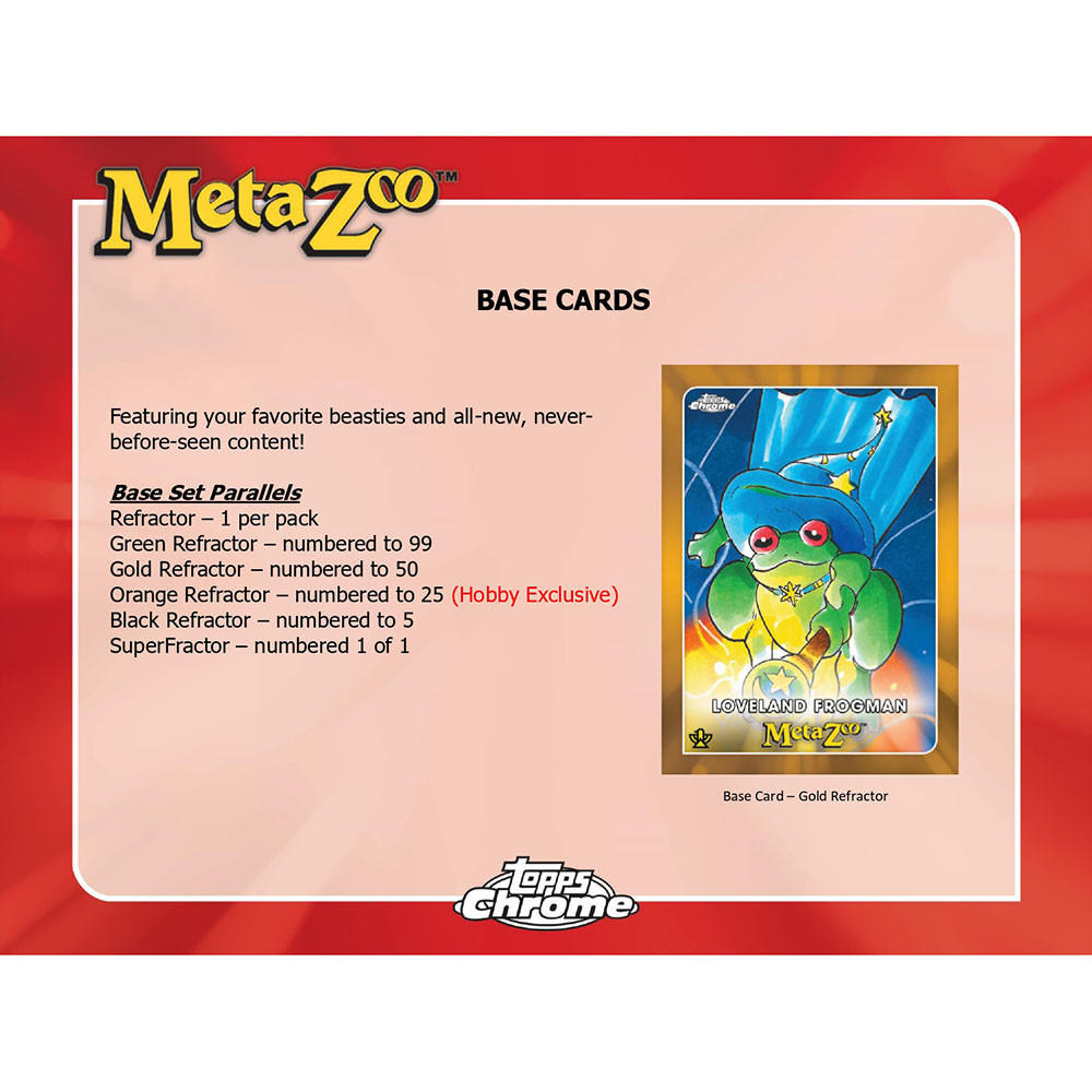2022 Topps MetaZoo Chrome Hobby Box