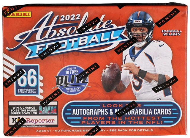 2022 Panini Absolute Football Blaster Box