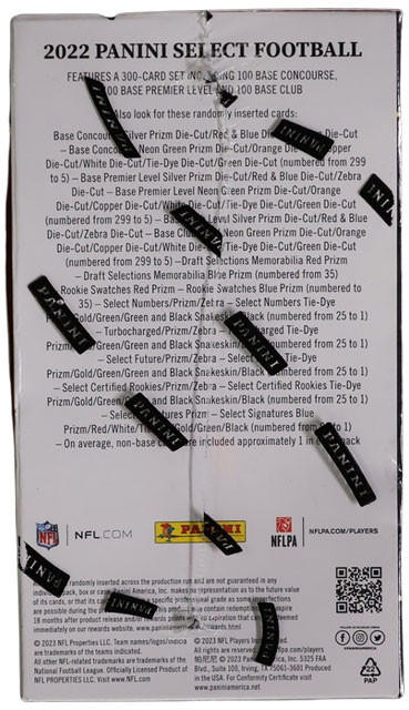 2022 Panini Select Football Blaster Box