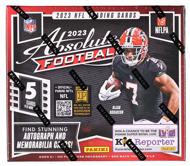 2023 Panini Absolute Football Hobby 12 Box Case