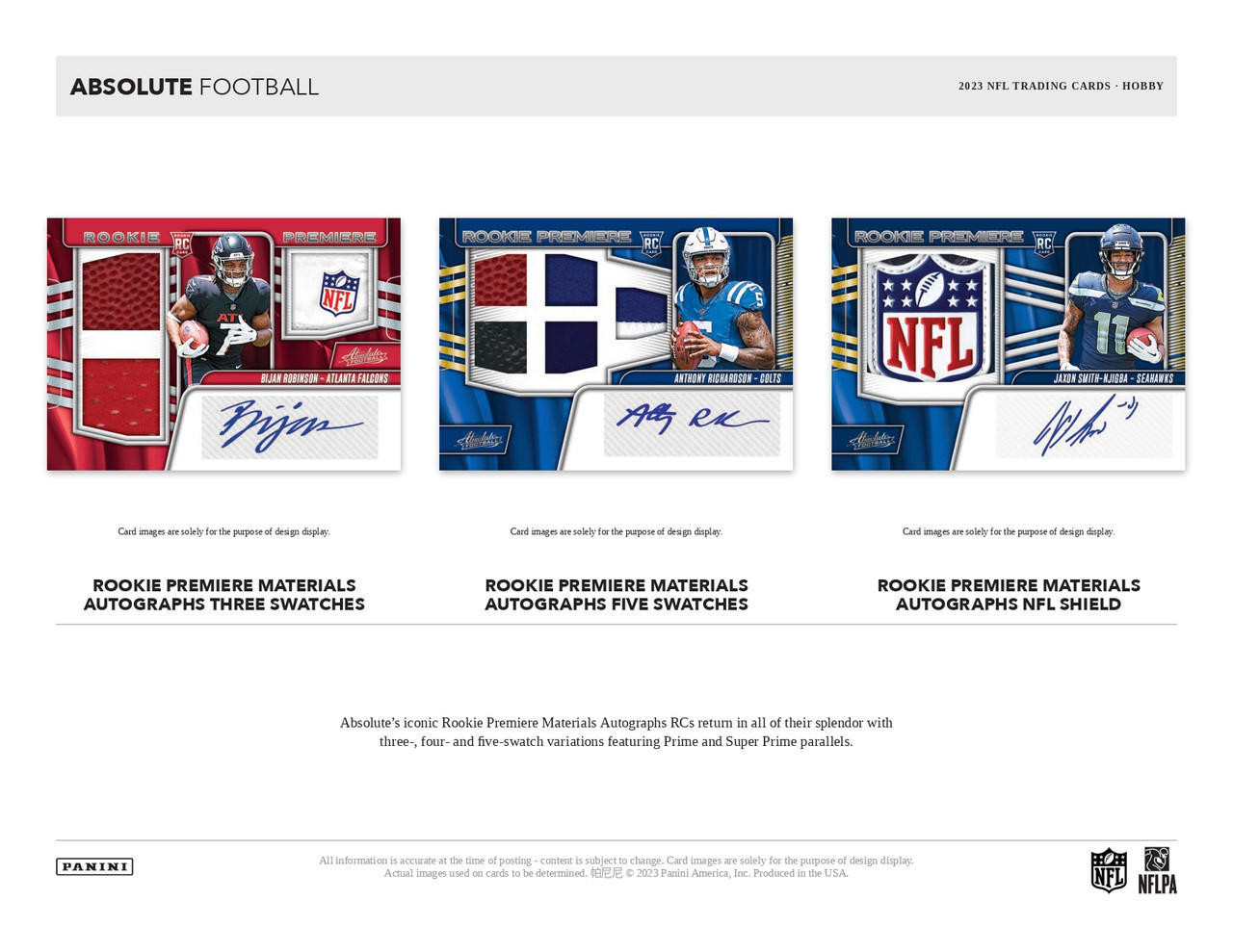 2023 Panini Absolute Football Hobby Pack