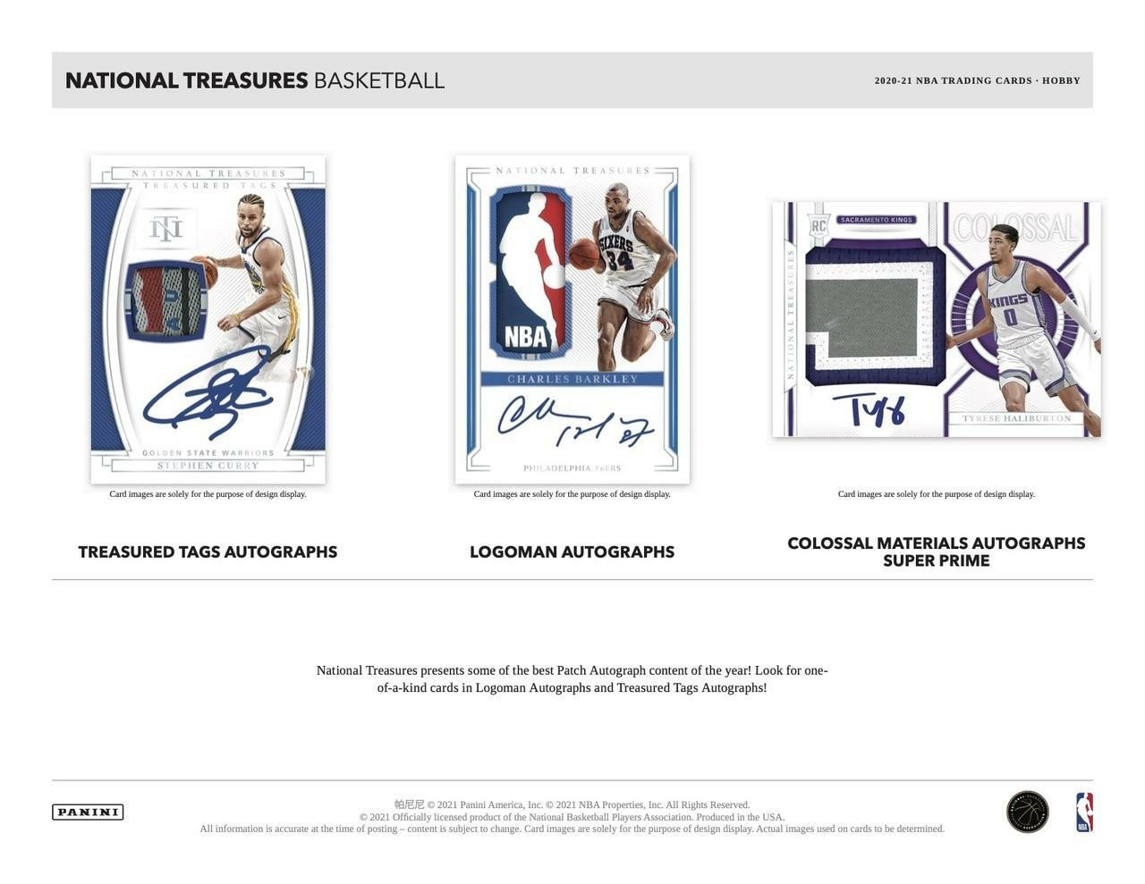 2020/21 National Treasures Basketball Hobby Box