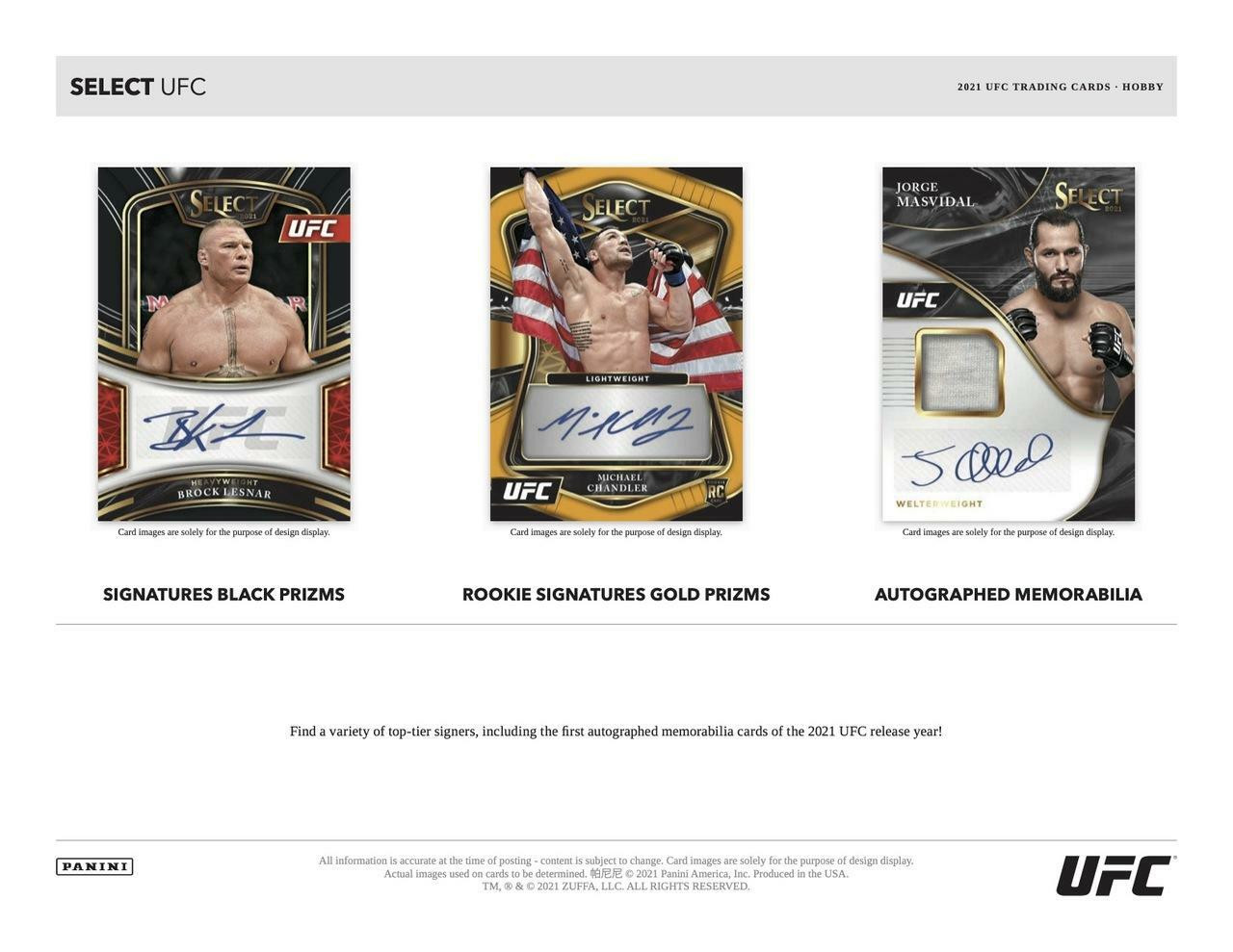 2021 Panini Select UFC Hobby Box