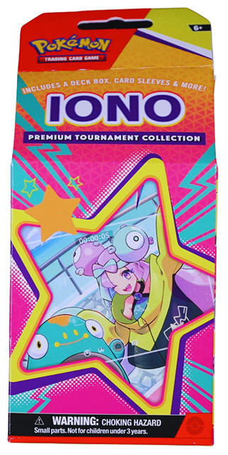 Pokemon Iono Premium Tournament Collection Display Box
