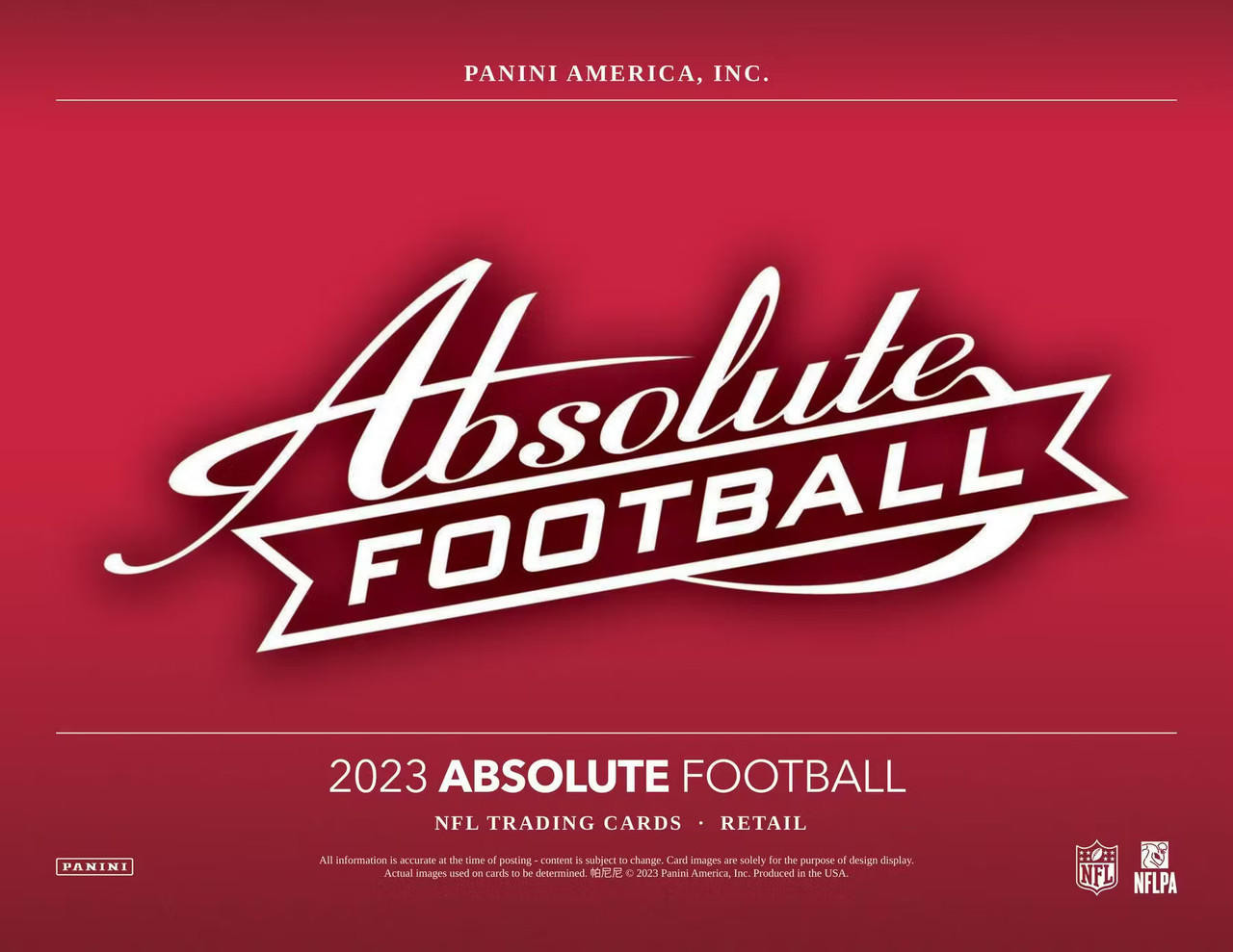 2023 Panini Absolute Football Hobby Blaster Box