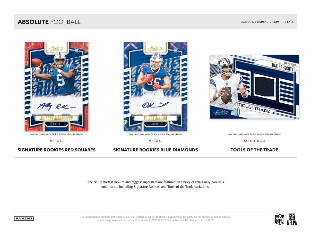 2023 Panini Absolute Football Hobby Mega Box