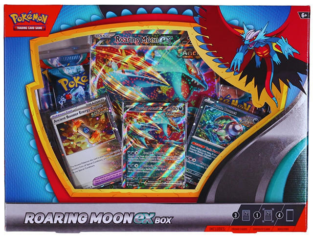Pokemon Roaring Moon/Iron Valiant EX Box