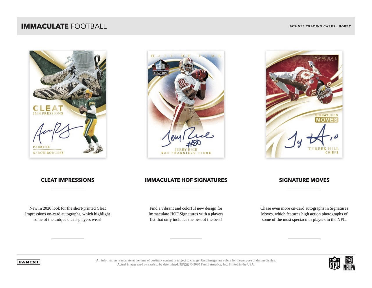 2020 Panini Immaculate Football Hobby 6 Box Case