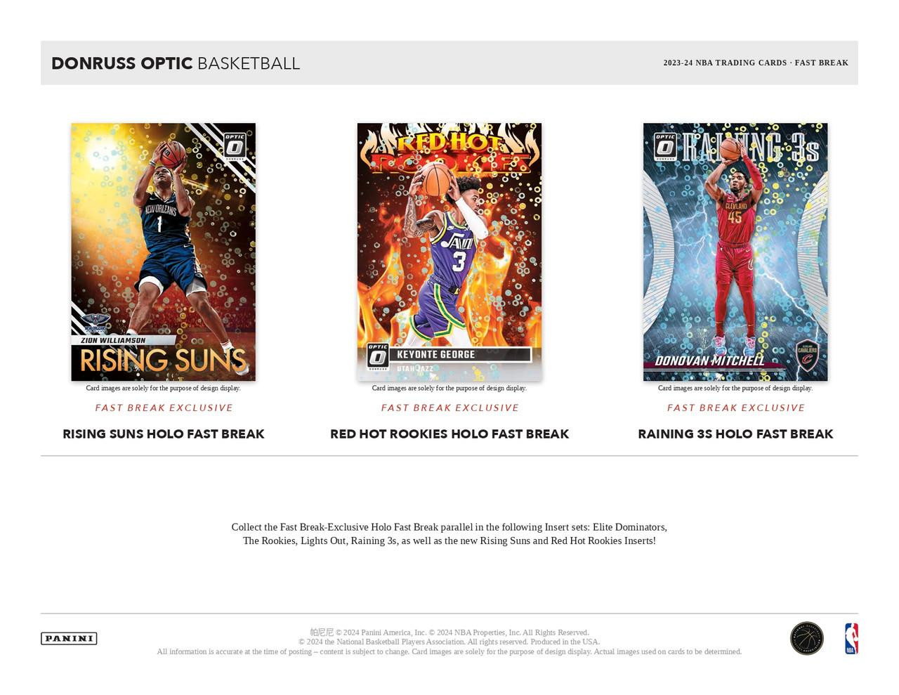 2023/24 Panini Donruss Optic Basketball Fast Break Pack