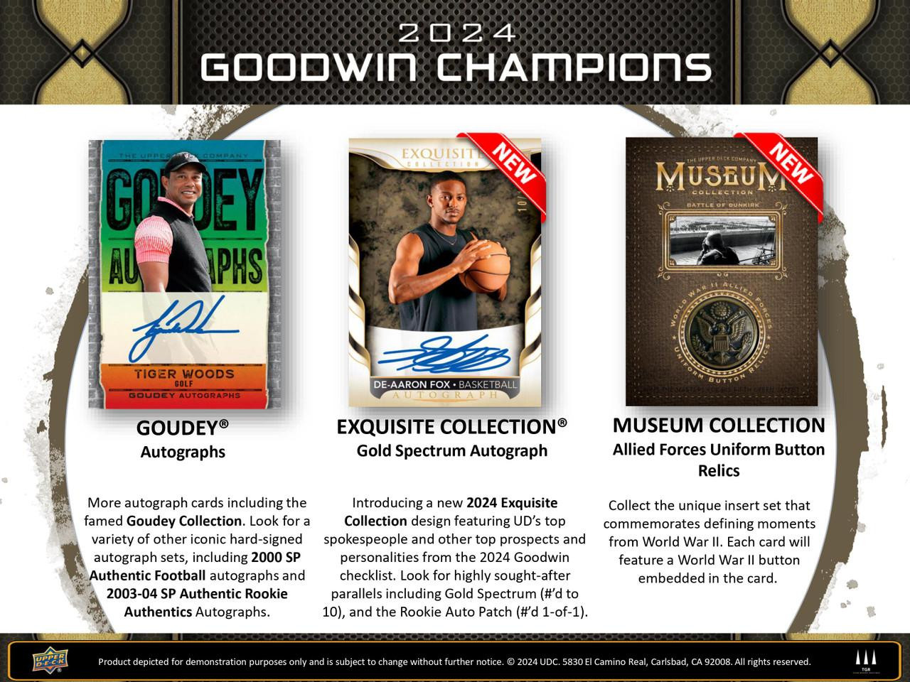 2024 Upper Deck Goodwin Champions Hobby Pack