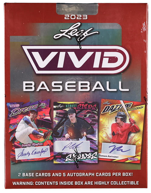 2023 Leaf Vivid Baseball Box