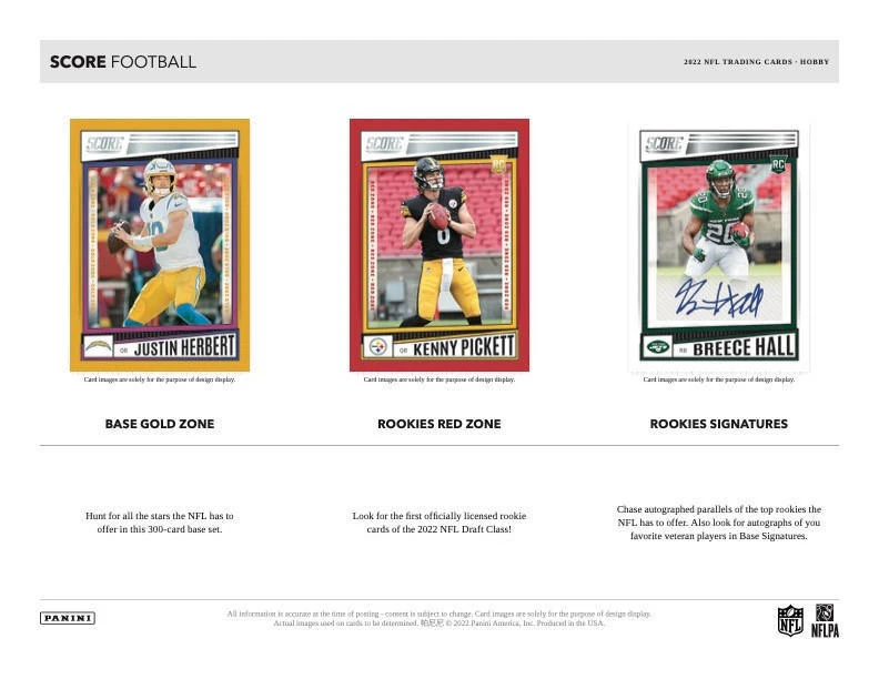 2022 Panini Score Football Hobby Pack