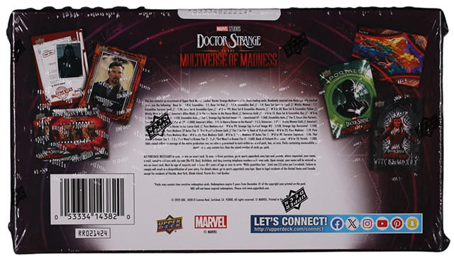 2023 Upper Deck Marvel Studios Doctor Strange Multiverse Madness Hobby Box