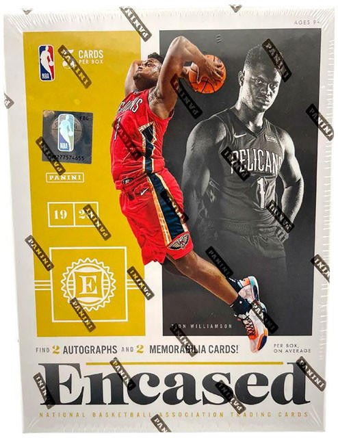 2019/20 Panini Encased Basketball Hobby Box