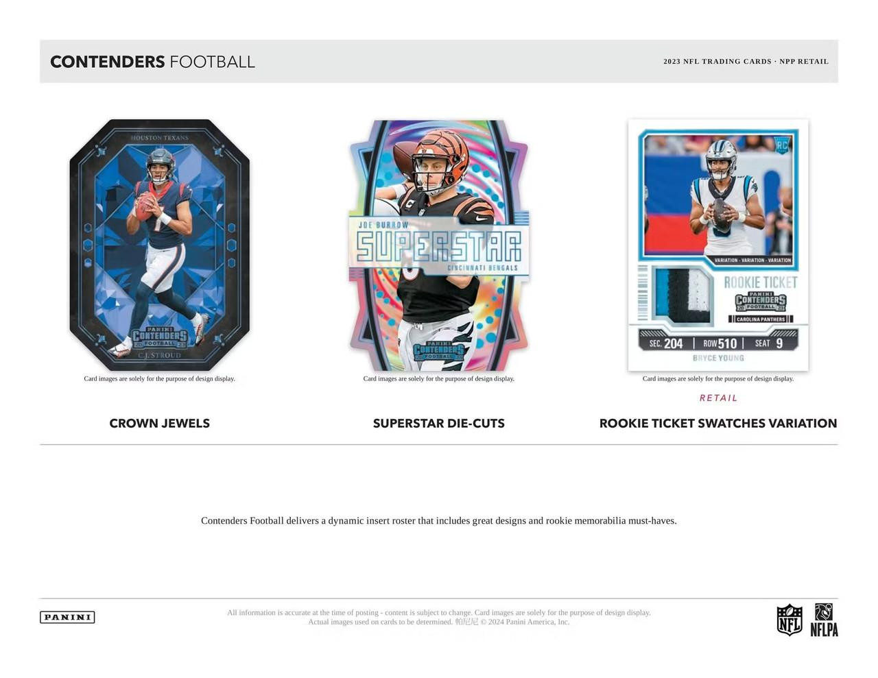 2023 Panini Contenders Football Mega (Orange Parallels) 20 Box Case