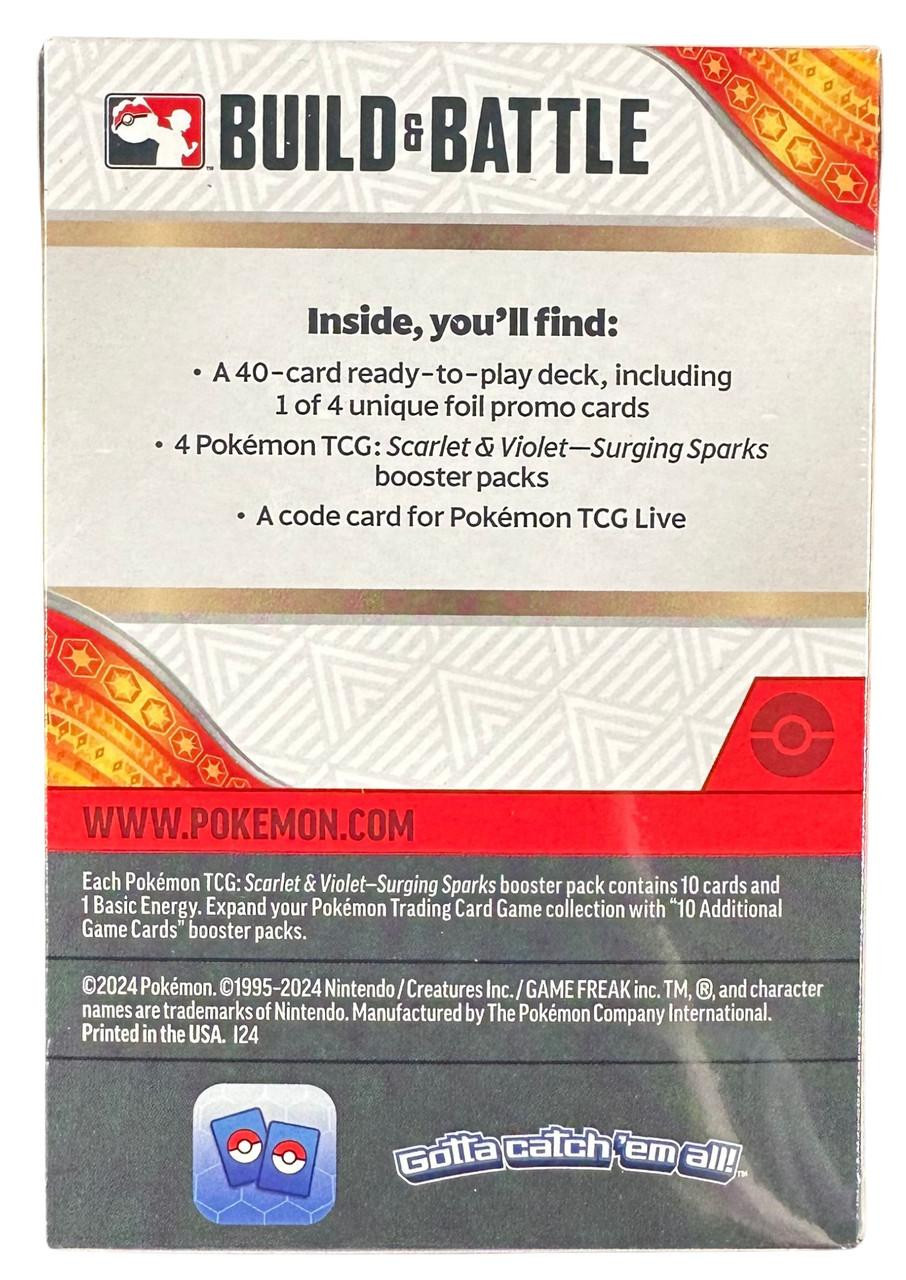 Pokemon Scarlet & Violet Surging Sparks Build & Battle Kit